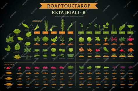 Agricultural Crop Rotation Chart Chalkboard Premium Ai Generated Image