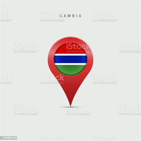 감비아의 깃발이있는 눈물 방울지도 마커 3d 벡터 일러스트레이션 감비아에 대한 스톡 벡터 아트 및 기타 이미지 감비아 3차원 형태 가벼운 Istock