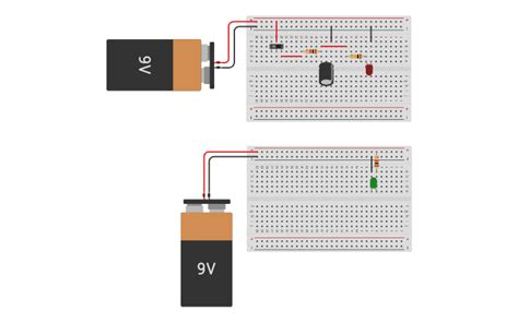 Circuit Design Series And Parallel Circuits Review Tinkercad