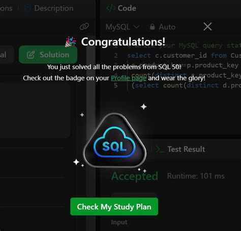 Piyush Kumar On Linkedin Sql Leetcode Dataskills Problemsolving Continuouslearning
