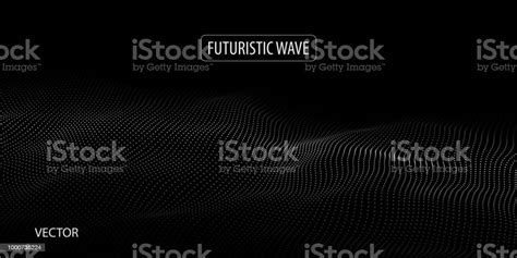 입자의 물결입니다 동적 파와 추상 배경입니다 큰 데이터입니다 벡터 일러스트입니다 0명에 대한 스톡 벡터 아트 및 기타 이미지 0명 3차원 형태 개념 Istock