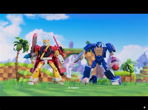 Transformers X Sonic Collaboration Blue Booster And Wingtail Official