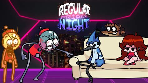 Fnf Friday Night Funkin Vs Regular Funkin Benson Mordecai Rigby