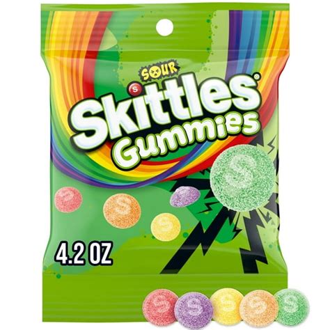 Skittles Gummies Sour Gummy Candy 42 Oz Bag