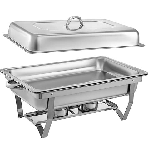 Vevor Chafing Dish 4 Packs 8 Quart Stainless Steel Chafer Full Size