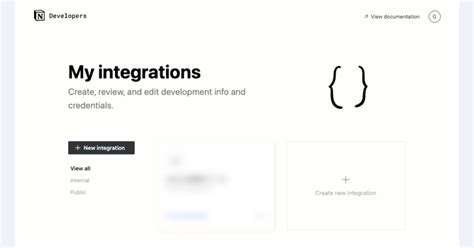 Acquiring Notion Api Token And Initial Setup Process│gas Lab Blog