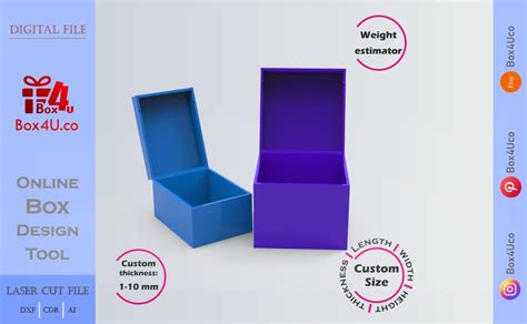 Make Treasure Box Online Custom Gift Design For Laser Cutting