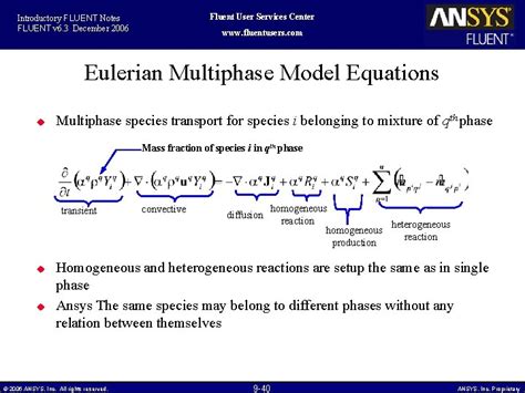 Modeling Multiphase Flows Introductory Fluent Training 2006 Ansys