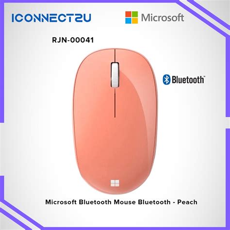 Microsoft Bluetooth Mouse Bluetooth Peach Rjn 00041 Shopee Malaysia