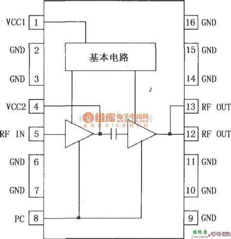 射频放大器中的中功率放大器rf2104 接线图网