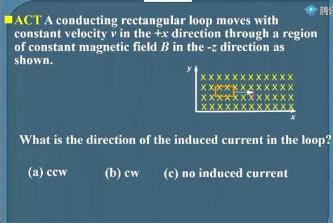 Solved 腾 Act A Conducting Rectangular Loop Moves With