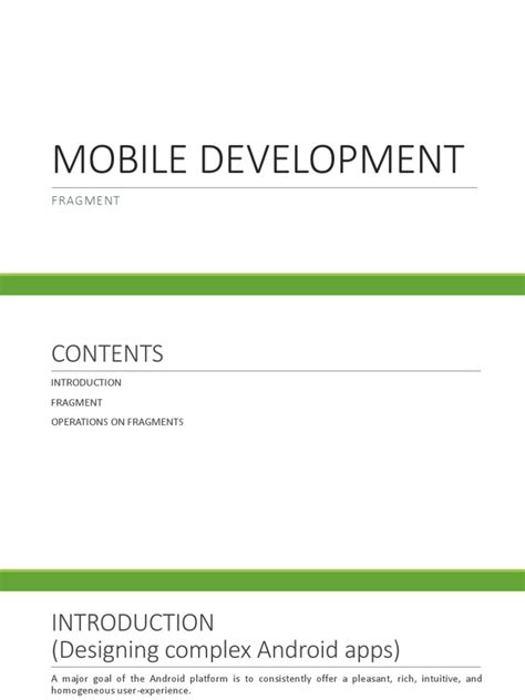 Chapter06 Fragments Publish Pdf Method Computer Programming