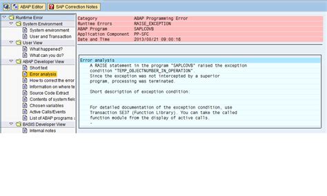 Dump In Iw32 Tcode Sap Community
