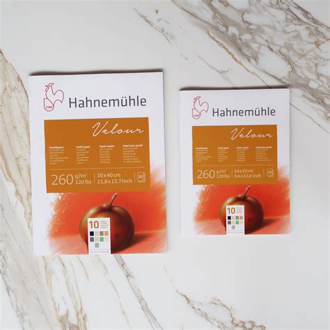 Hahnemuhle Pastel Velour Paper Pads Assorted
