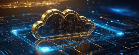 Blue Glowing Cloud On A Circuit Board Backgrounddigitally Rendered Blue Glowing Cloud