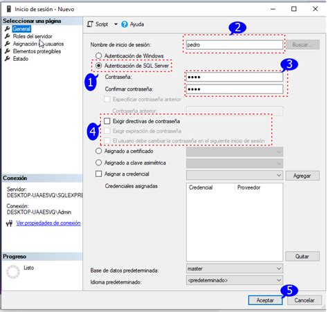 Crear Usuario En Sql Server Sqlserverdb