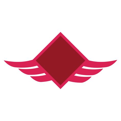Winged Frames Flying Bird Shield Emblem Eagle Wings Badge Frame And