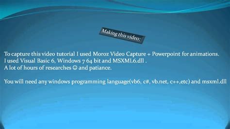 Xml Data With Msxml Guide Video Tutorial Pt1of8 Youtube