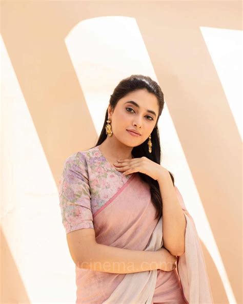 Priyanka Arul Mohan In Saree At A Movie Launch