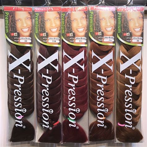 1pc Xpression Braids Hair Extension Expression Twist Jumbo Braid