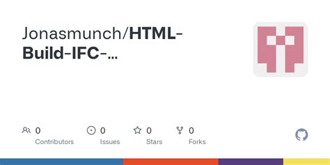 Github Jonasmunchhtml Build Ifc Convertergroup14