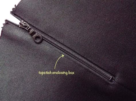 How To Sew An Exposed Zip Inseam Studios