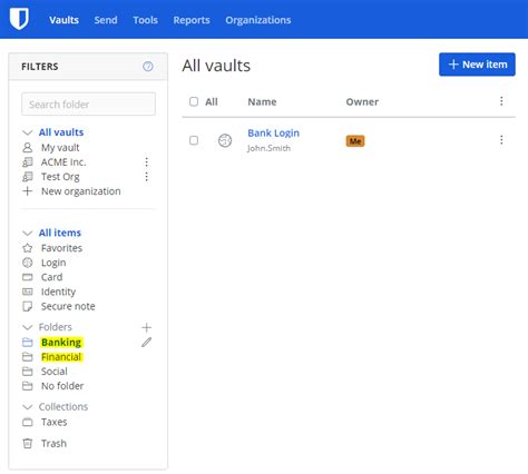 Ability To Move A Folder Into Another Folder Password Manager