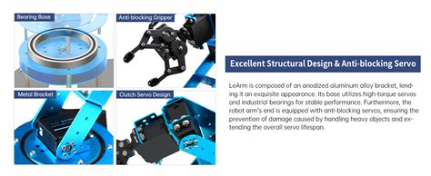 Robotic Arm Kit 6dof Programming Robot Arm With 5 Servo