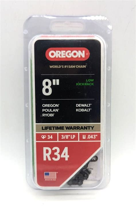 Oregon R34 Pole Saw Chain For 8 In Bar Model R34 21 34 Dl 38 Lp