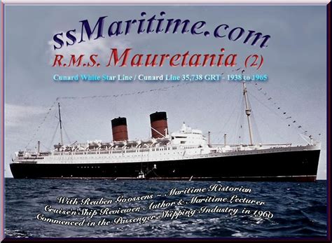 Rms Mauretania 1938