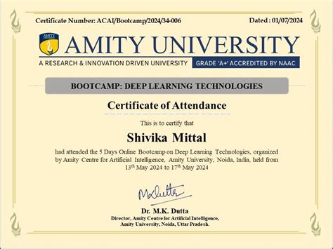 Completed Deep Learning Bootcamp By Acai Shivika Mittal Posted On The Topic Linkedin