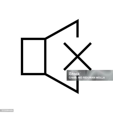 음소거 라인 아트 벡터 아이콘 Ui 아이콘 벡터 0명에 대한 스톡 벡터 아트 및 기타 이미지 0명 라인아트 벡터 Istock