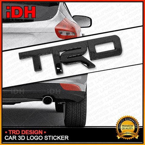 Idh Car Sticker 3d Metal Sticker Trd Badge Emblem Decal For Toyota [cmb