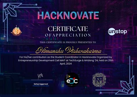 Himanshu Vishwakarma On Linkedin Hacknovate Innovation Techevents