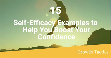 15 Self Efficacy Examples To Help You Boost Your Confidence