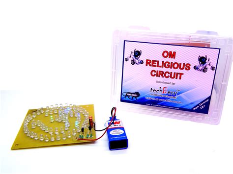 Techberri Multicolour Flashing Led Om Circuit Diy Kit Soldering Required