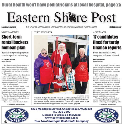 Eastern Shore Post December 15 2023 Eastern Shore Post