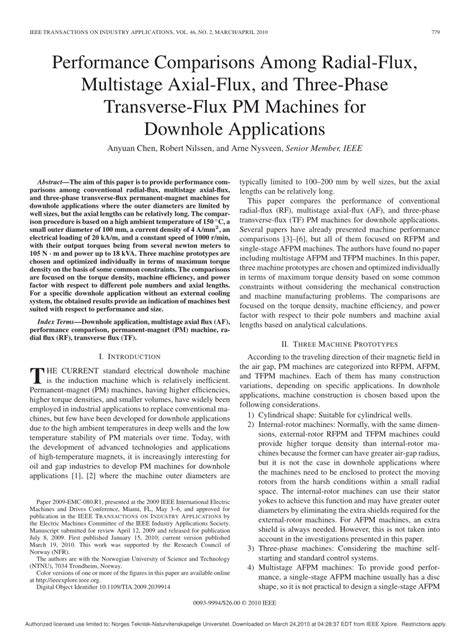 Pdf Performance Comparisons Among Radial Flux Multistage Axial Flux And Three Phase