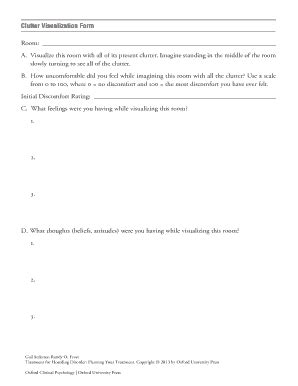 Fillable Online Clutter Visualization Form Fax Email Print PdfFiller