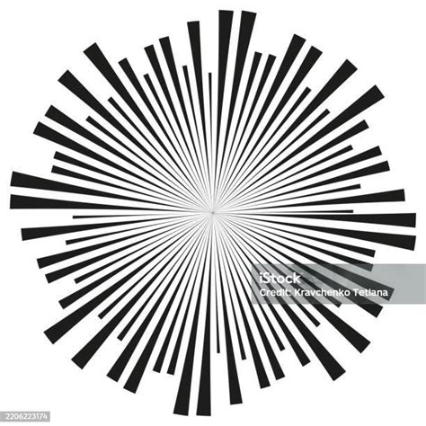 원형 버스트 효과 추상적인 폭발 광선 방사형 스피드 라인 고 에너지 햇살 경외감에 대한 스톡 벡터 아트 및 기타 이미지