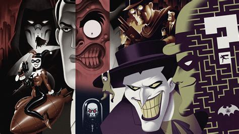 Batman The Animated Series Iconic Villains In 4k Ultra Hd Wallpaper