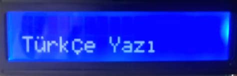 16x2 Lcd Türkçe Karakter Sorunu Çözüldü Arduino