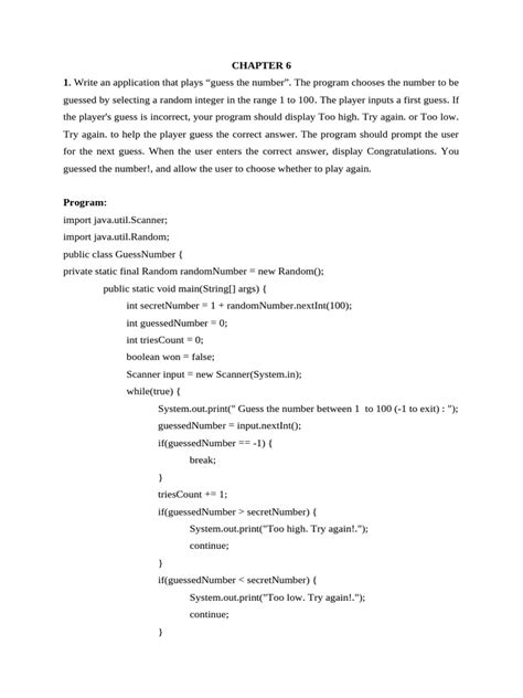 Javach6exercise Pdf Computer Programming Software Engineering