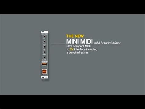 ACL MiniMIDI USB Midi To CV Interface Interface Midi Usb