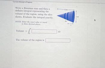 Answered Write A Riemann Sum And Then A Definite Integral Representing
