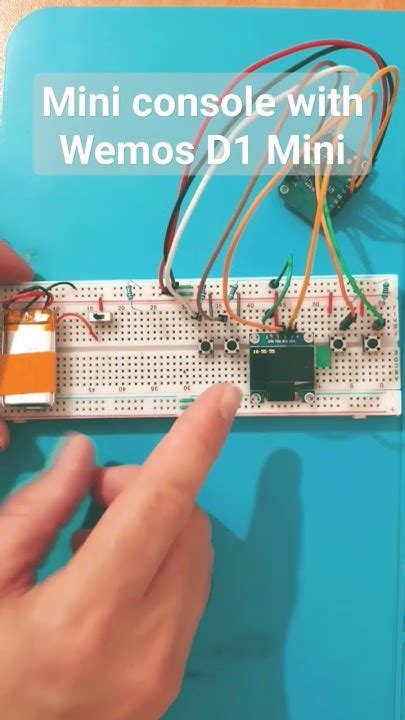 Mini Console With Esp8266 Esp32 Wemos D1mini Arduino Youtube
