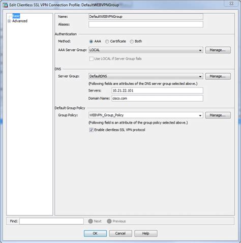 Configure Clientless SSL VPN WebVPN on the ASA 天亮了说晚安 s Blog