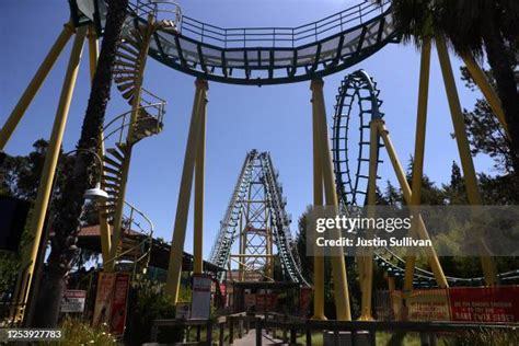 Six Flags Roller Coaster Photos And Premium High Res Pictures Getty