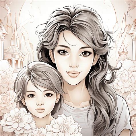 รวม รูปภาพระบายสีวันแม่ 2566 เติมสีให้ลายเส้น ทำการ์ดสวยให้คนที่รัก