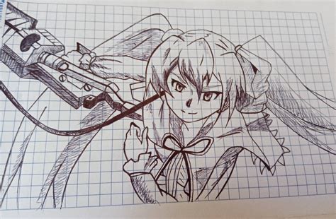 Рисунки по клеточкам аниме в тетради карандашом